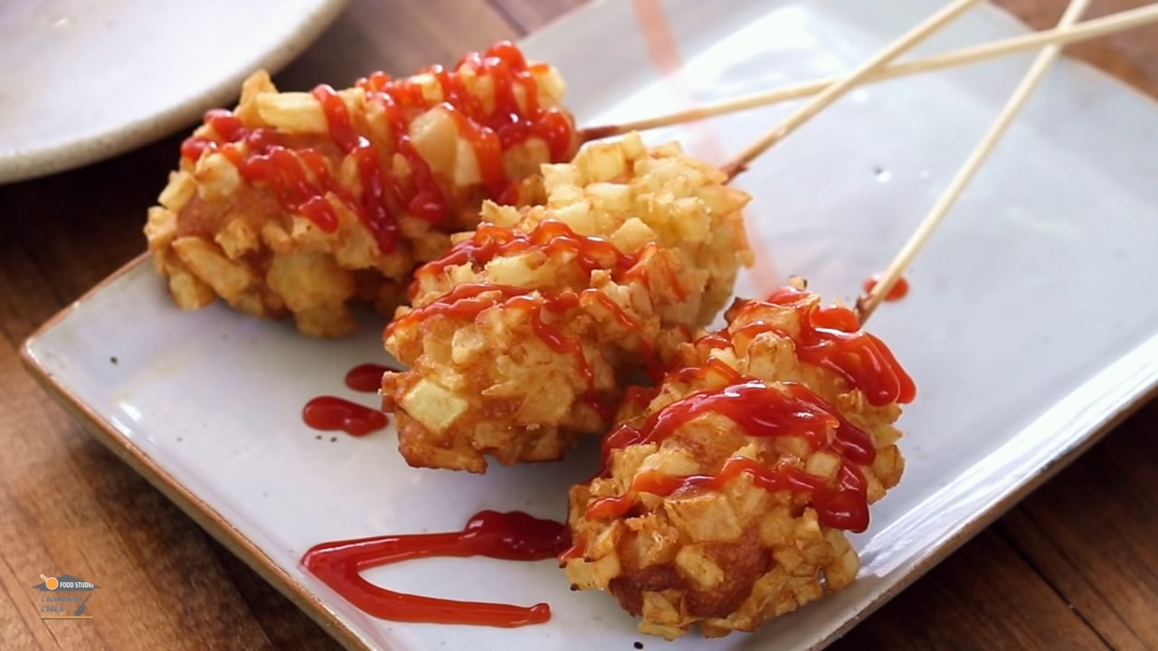 Banderillas al estilo Coreano | Hot Dog no Palito - Book recipe es el ...